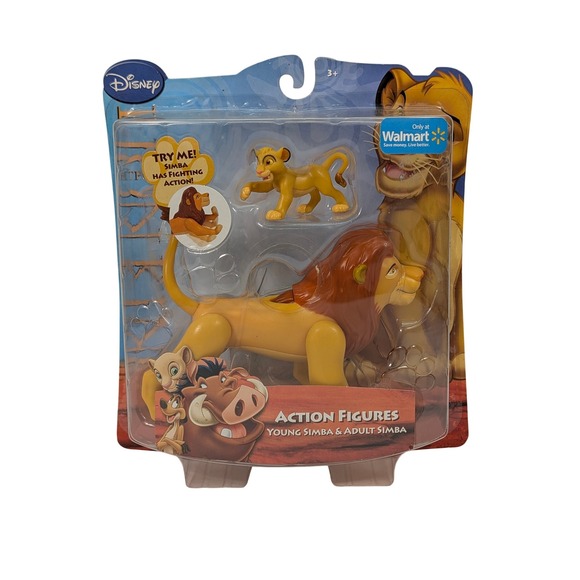 Disney | Toys | 21 Disney Lion King Young Simba Adult Simba Fighting ...